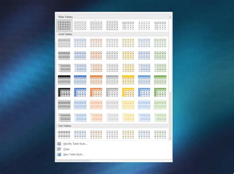 50 table design ideas word images