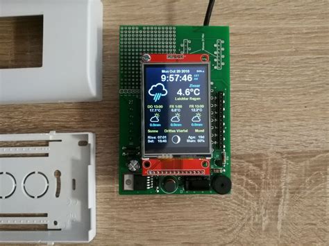 esp8266 colored weather station weather station station