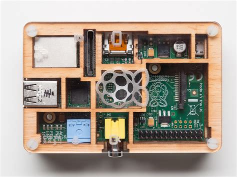 timber pibow enclosure for raspberry pi model b computers id 1486