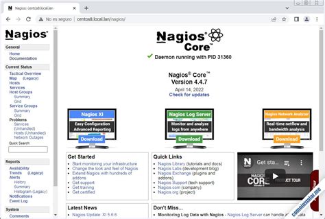 cómo instalar nagios en centos 8 ️ [2022] paso a paso