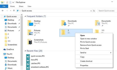 how windows 10 s quick access feature differs from favorites ghacks