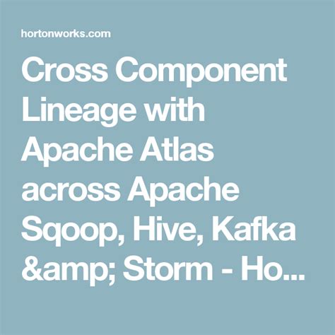 cross component lineage with apache atlas across apache sqoop hive