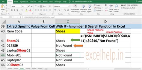 if with isnumber and search function in excel excel help