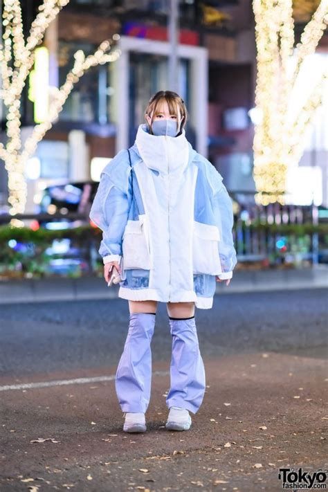 Futuristic Japanese Street Style W Balmung Jacket Chloma Leg Covers