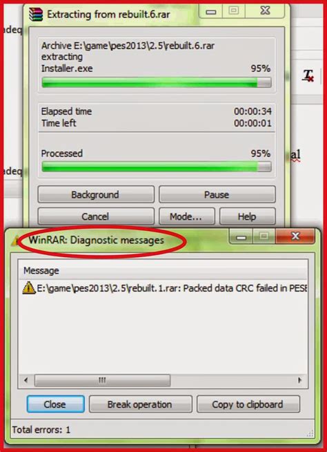 cara mengatasi winrar diagnostic messages cannot execute troublekit