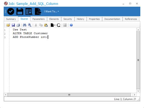 using jams to create and manage sql tables jams scheduler