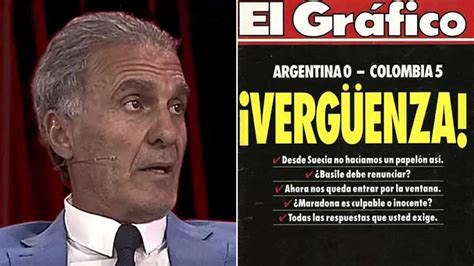 Oscar Ruggeri Relató Cómo Sufrió La Histórica Derrota 5 0 Ante Colombia