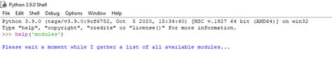 check installed modules in python online tutorials library list