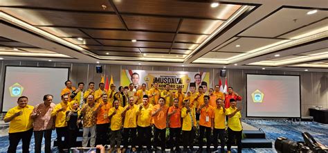 Terpilih Aklamasi Jadi Ketua Kosgoro Kaltim Ayub Siap Menangkan Partai