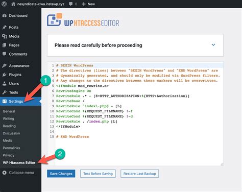 how to edit htaccess file in wordpress safe and easy way