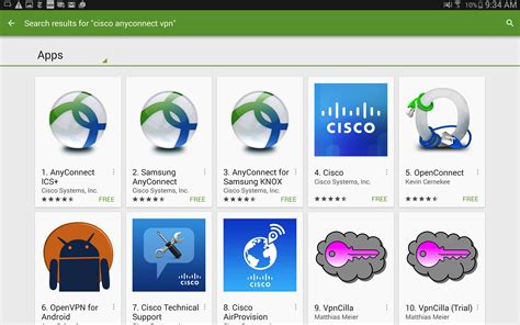 connecting with cisco anyconnect android it services