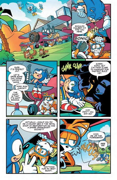 Idw Endless Summer Sonic The Hedgehog 1 Comic Book Preview