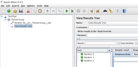 incremental variable in each iteration loop in jmeter tests stack