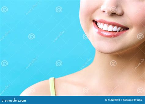 Perfect Healthy Teeth Smile Of A Young Woman Teeth Whitening Dental