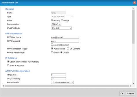 [cpe] how to configure my isp broadband xdsl wan settings on the vmg