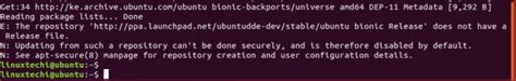 how to fix repository does not have a release file error in ubuntu