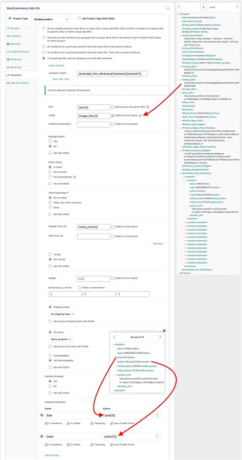 how to import variable products into woocommerce wp all import