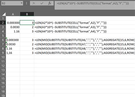 vba excel formula for significant digits stack overflow
