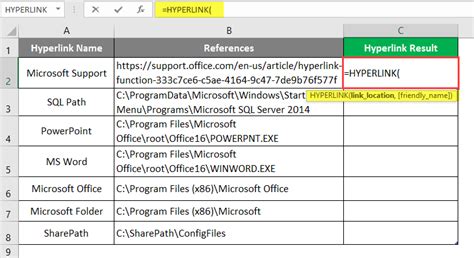 hyperlink formula in excel how to use hyperlink formula in excel