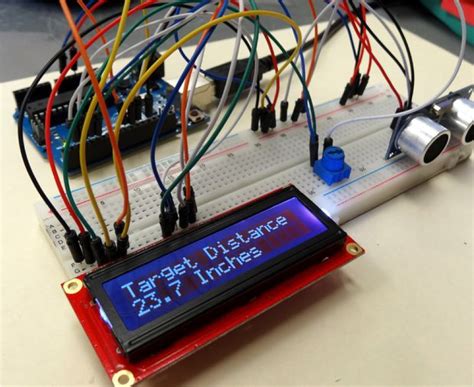 arduino ultrasonic distance sensor project