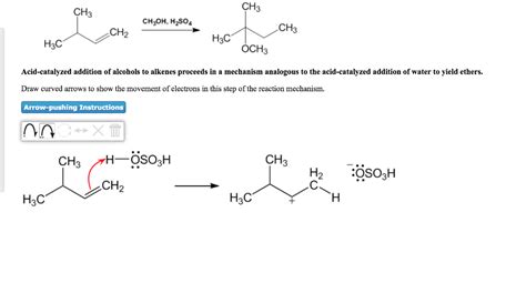 solved ch3 ch3 ch3oh h2so4 ch3 ch2 h3c оснз h3c