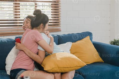 Asian Lesbian Lgbtq Women Couple Propose At Home Young Asia Lover