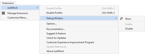 debugging tests justmock documentation telerik justmock