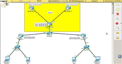 simulasi konfigurasi network address translation dynamic overload pada