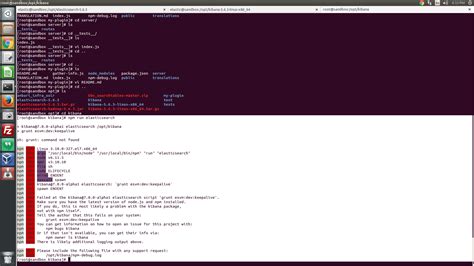 node js i have an issue while entering in an kibana development mode