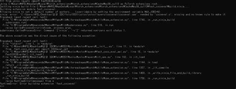 windows command [ ninja v ] subprocess calledprocesserror · issue