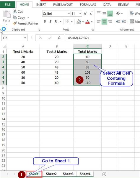 how to remove formulas in excel and keep the values