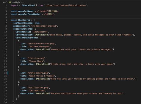 react native chat app template with backend download