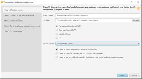 migrating from sql server to amazon aws aurora
