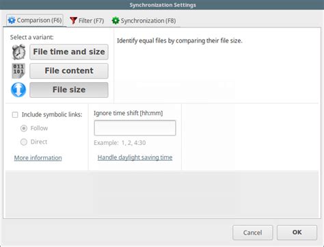 freefilesync compare and synchronize files in ubuntu