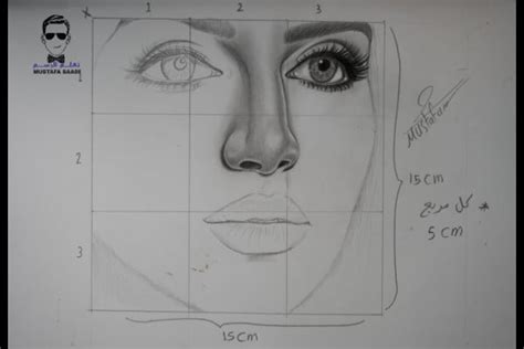 رسم اشخاص بالرصاص للمبتدئين