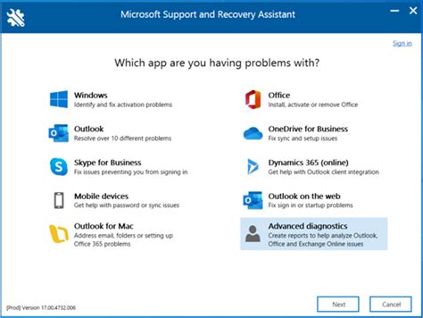 Scannen Sie Outlook Mit Dem Microsoft Support Und Wiederherstellungs