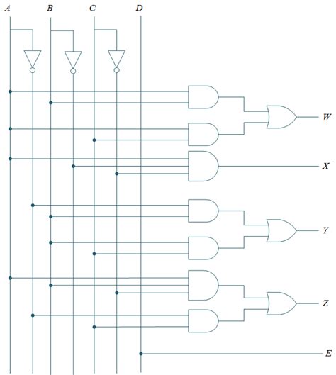 Circuit Diagram Of Bcd To Decimal Decoder Circuit Diagram