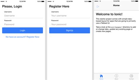 step by step tutorial building ionic 2 rest api authentication