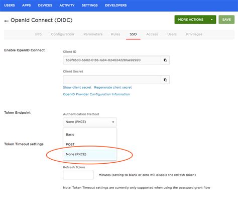 openid connect auth code flow pkce onelogin api