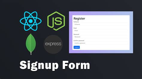 registration and login with nodejs express mongodb reactjs part 2