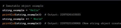 understanding mutable and immutable objects in python