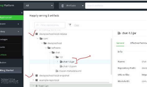 how to upload a package using maven in artifactory