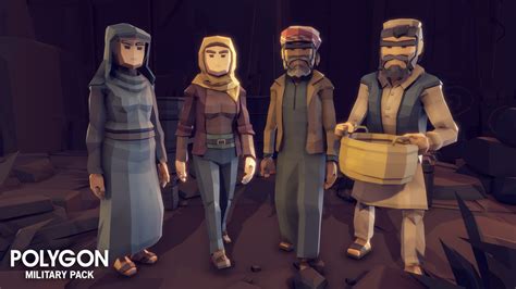 polygon military pack unity asset