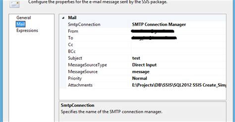 information technology sending mail from ssis