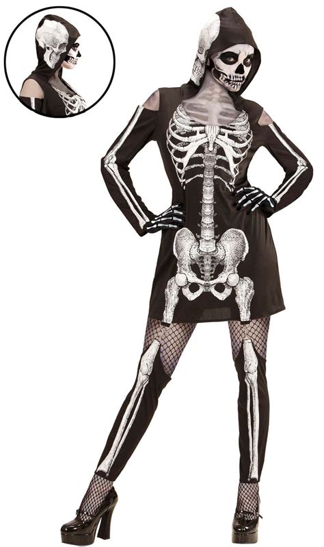 Disfraz De Esqueleto Calavera Para Mujer Disfraz De Esqueleto