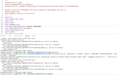 numpy not installed error when running main py · issue 31 · gusye1234