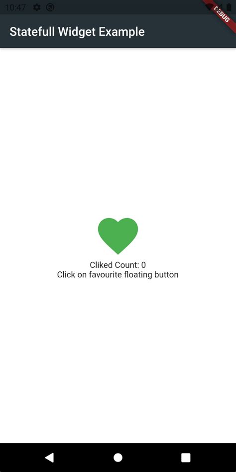 widgets state in flutter