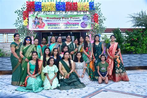 In Sawan Mahotsav Women Tied The Knot With The Presentation Of Song