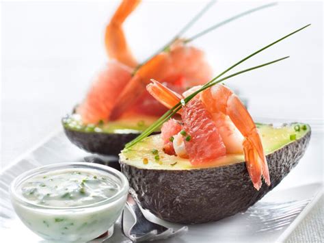 Avocats Farcis Au Pamplemousse Et Aux Crevettes Facile Et Rapide