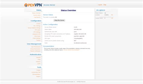 how to install and configure openvpn access server on